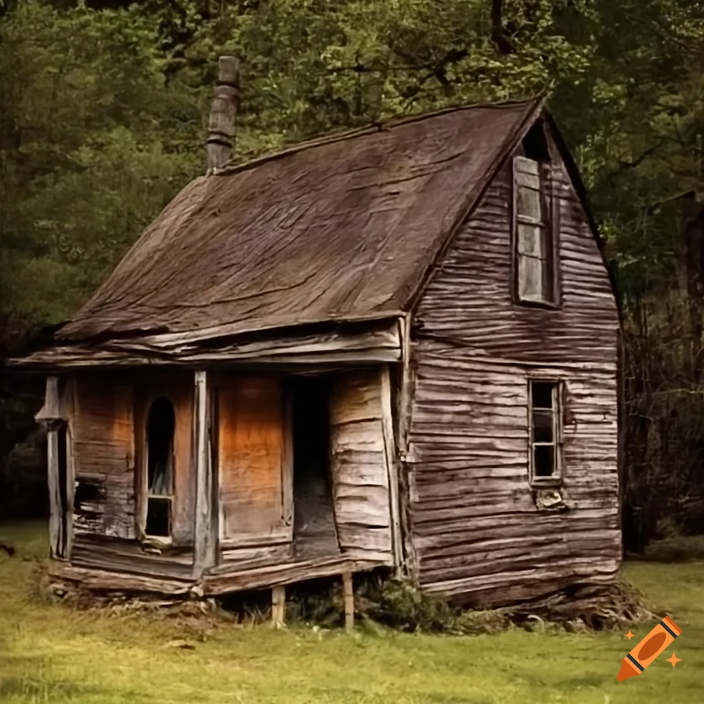 Rustic old house in the countryside on Craiyon
