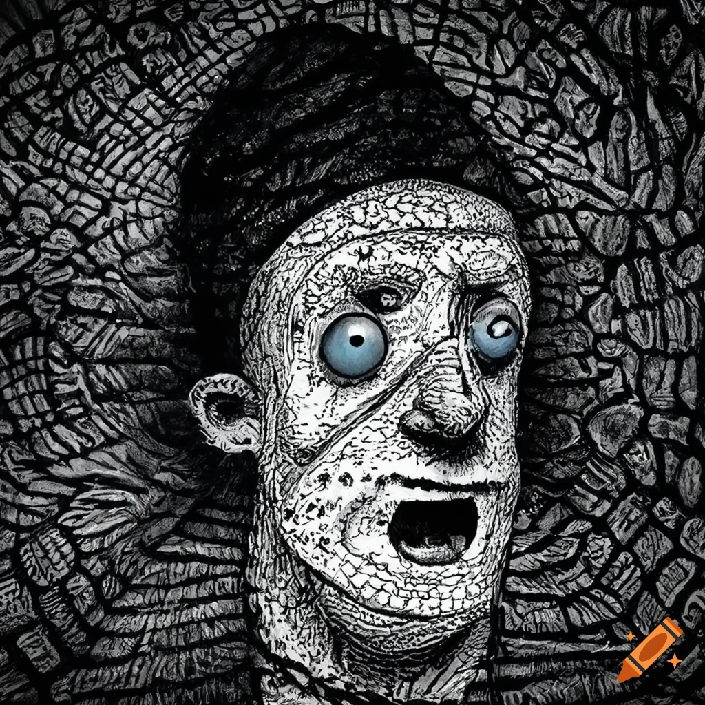 Uneven Steven by Edward Gorey in 4k ultra high resolution on Craiyon