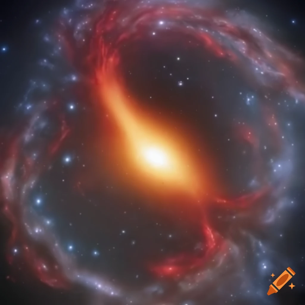 Supernova black hole on Craiyon