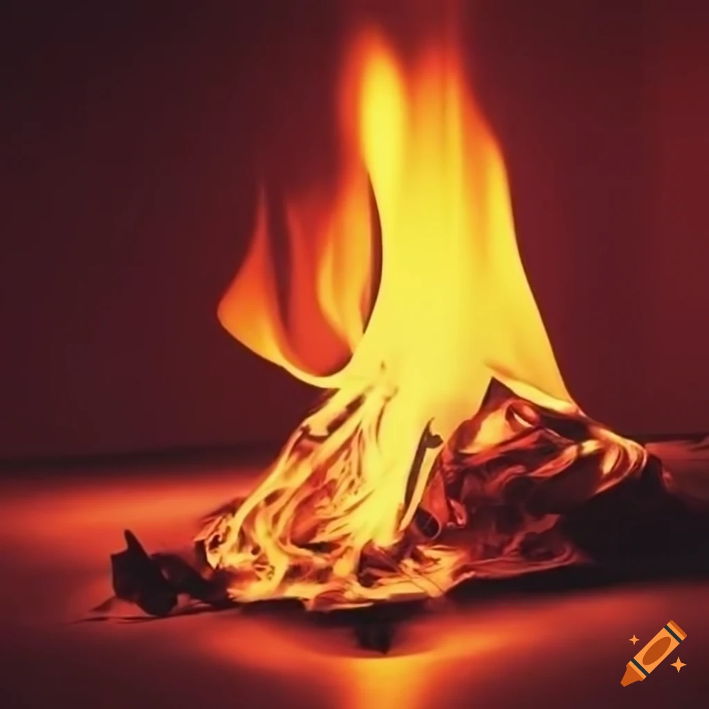 A2 quote 'it's just a burning memory' on Craiyon