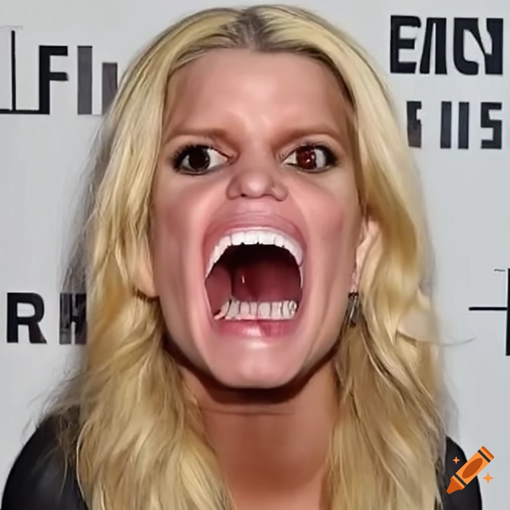 Scared face of person with mouth wide open on Craiyon