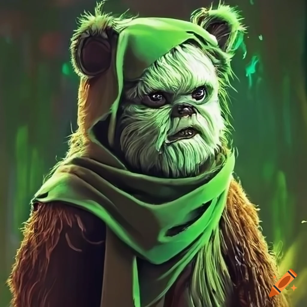 Light Green Ewok From Star Wars On Craiyon