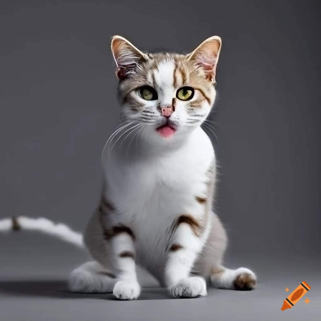 Dancing cat on Craiyon