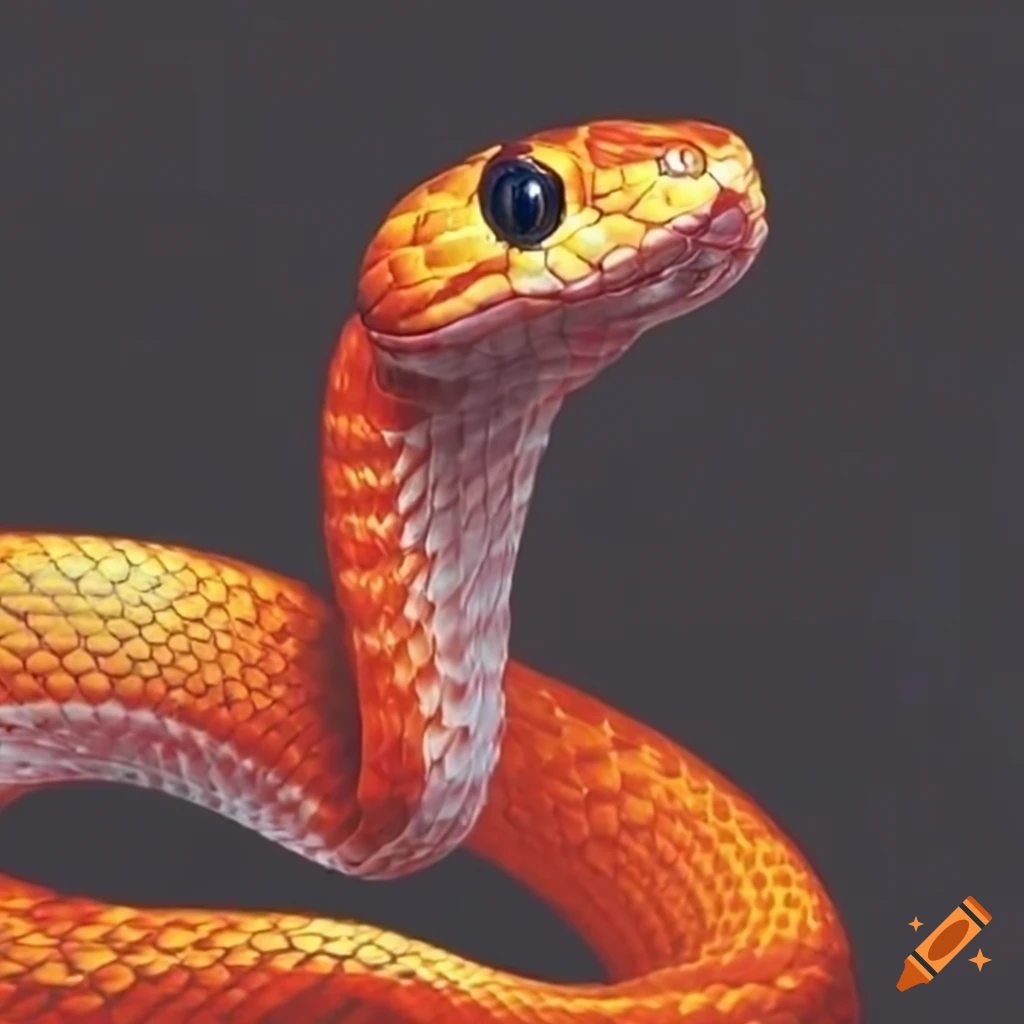 Fire snake on Craiyon