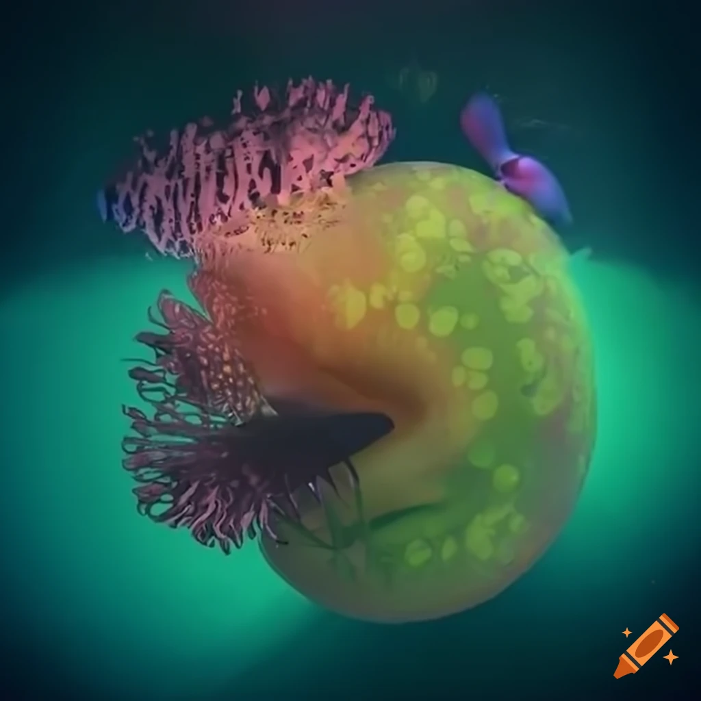 Beautiful and endangered aquatic plants in an underwater scene inspired ...