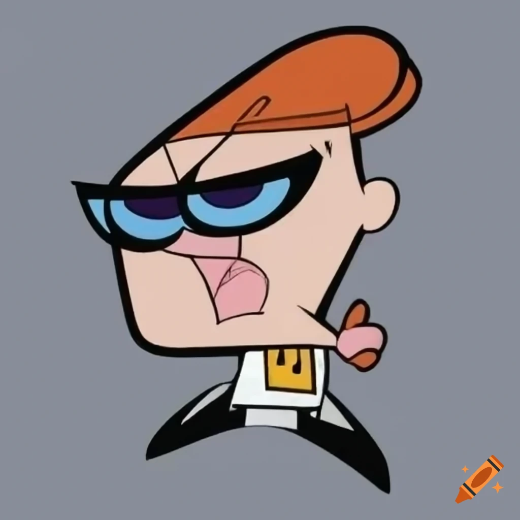 Dexter cartoon character on Craiyon
