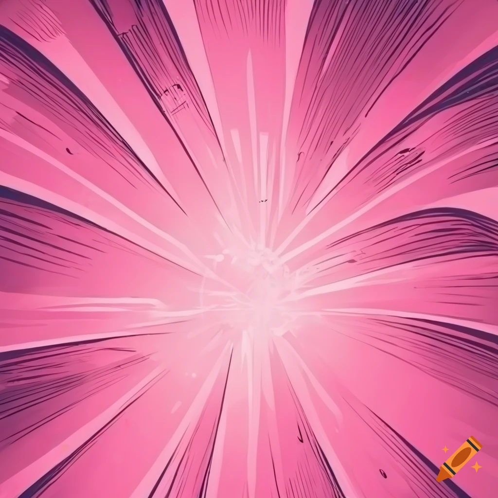 Pink comic book background design on Craiyon