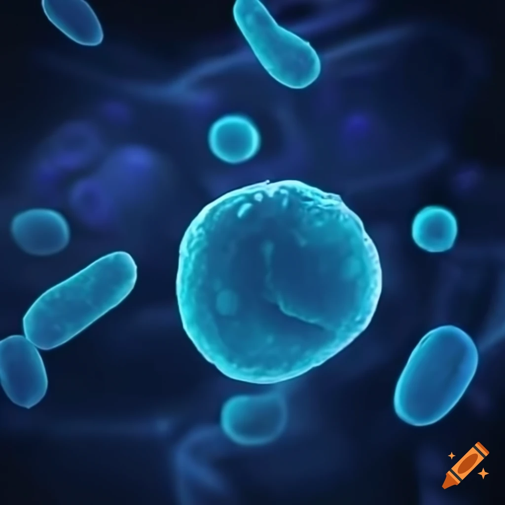 Cell fusion concept illustration on Craiyon