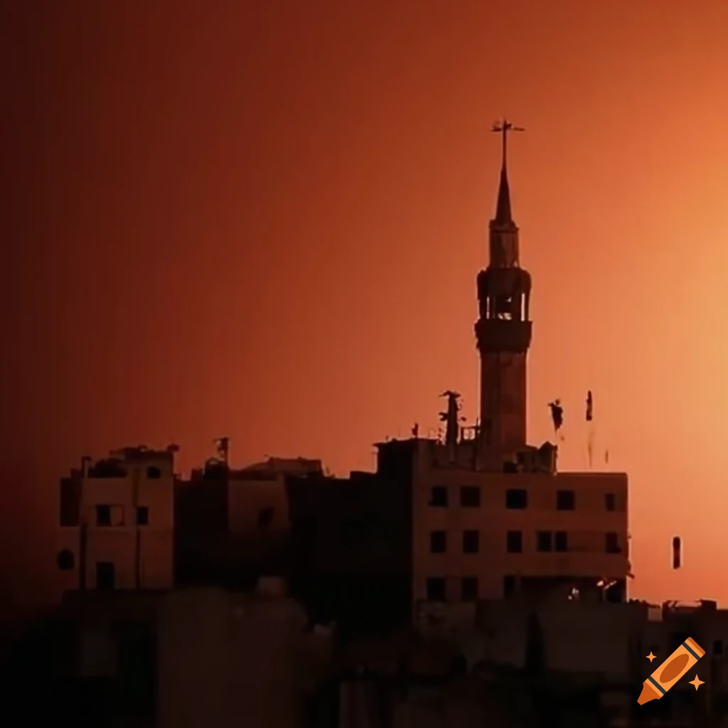 Gaza city on Craiyon