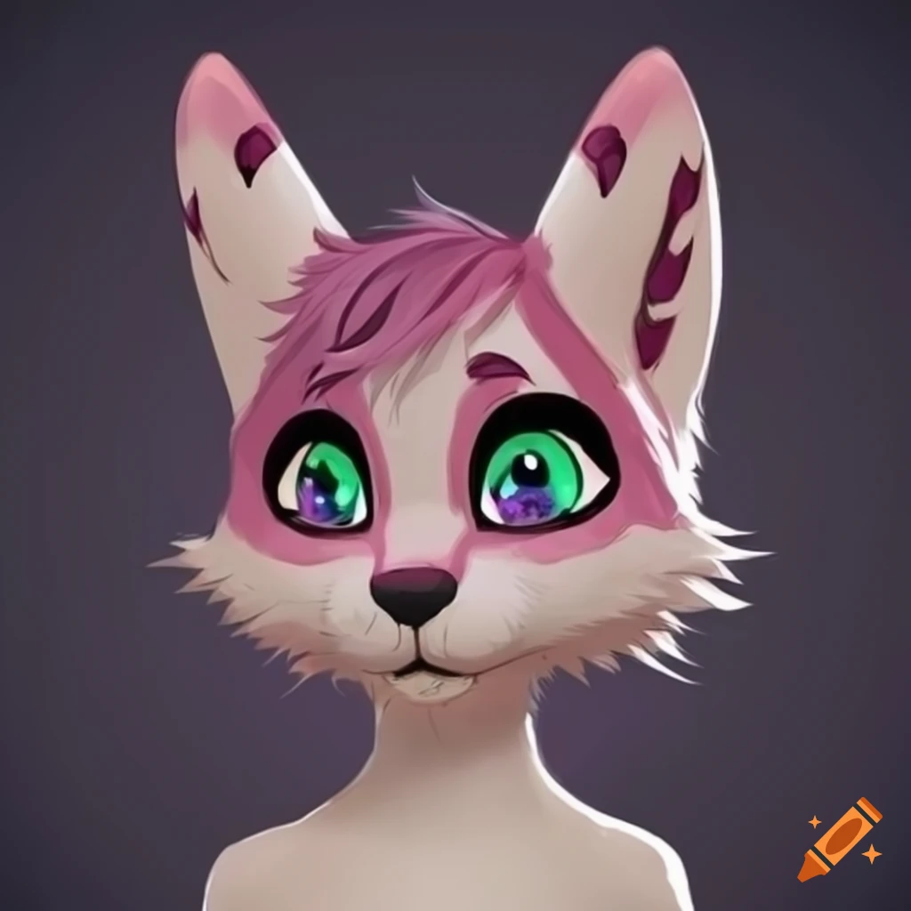 Adoptable furry character reference on Craiyon