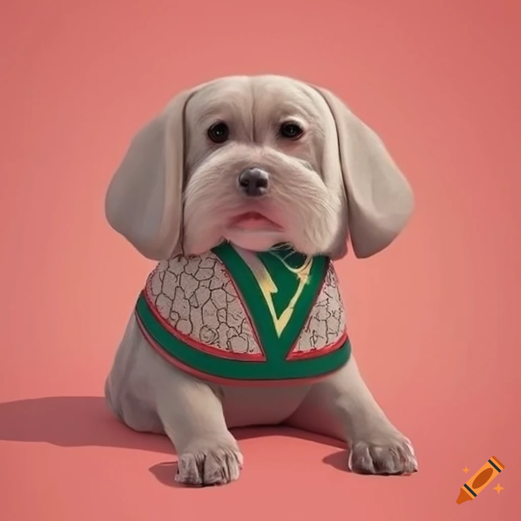 Gucci dog on Craiyon