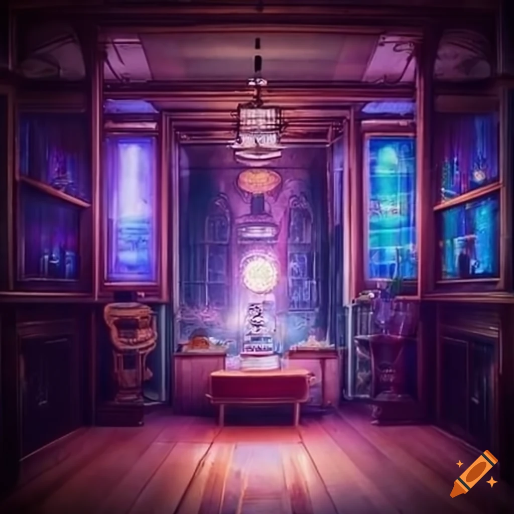 Realistic psychic shop interior on Craiyon