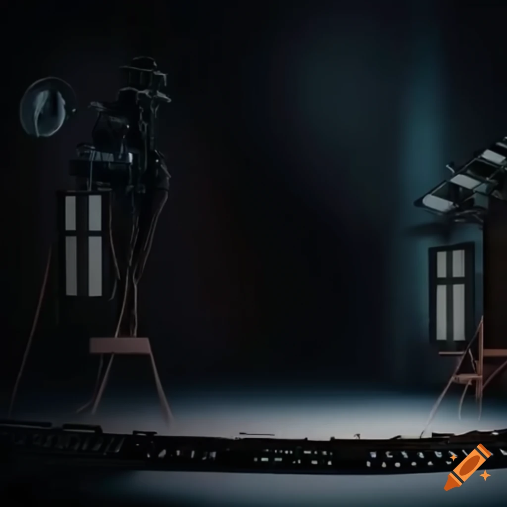 Film studio background on Craiyon