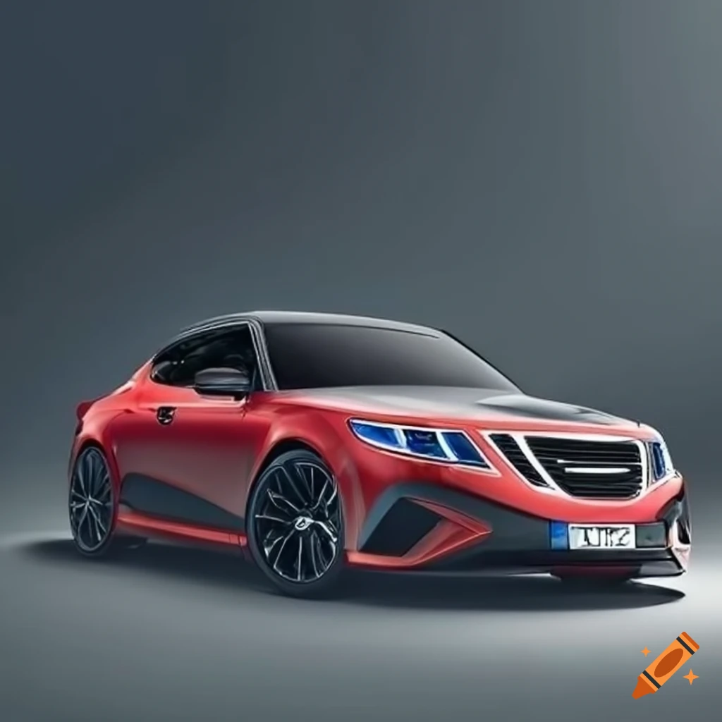 2023 saab luxury coupe performance car on Craiyon