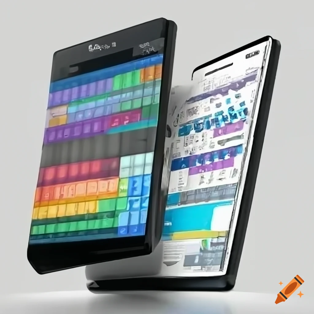 Accounting app interface showcasing visual formats on Craiyon