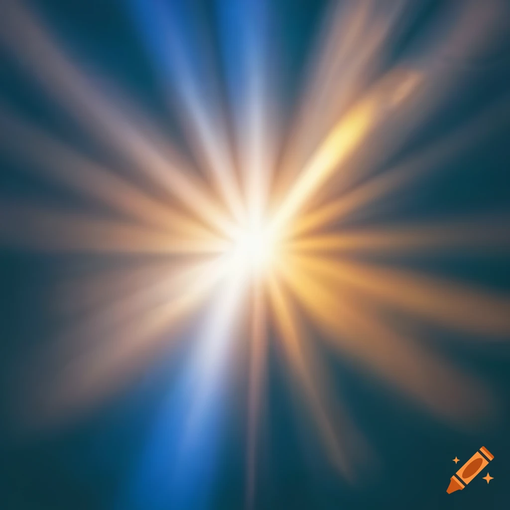 Radiant burst of light on Craiyon