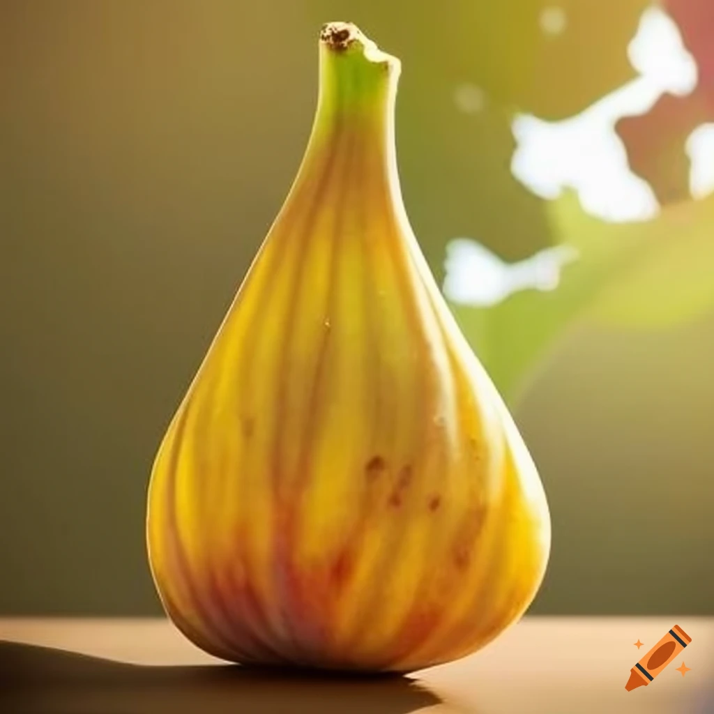 Shining golden fig under the sun on Craiyon