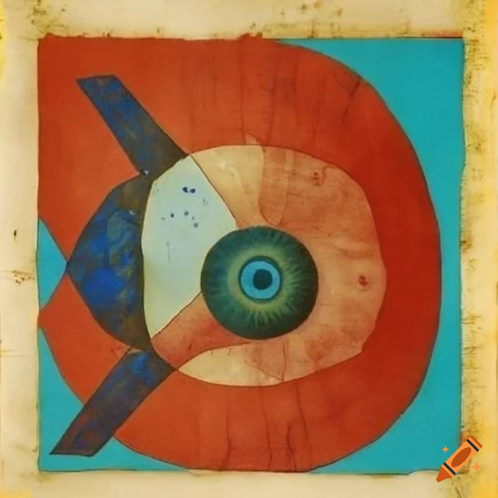 Collage artwork depicting a third eye by max ernst on Craiyon