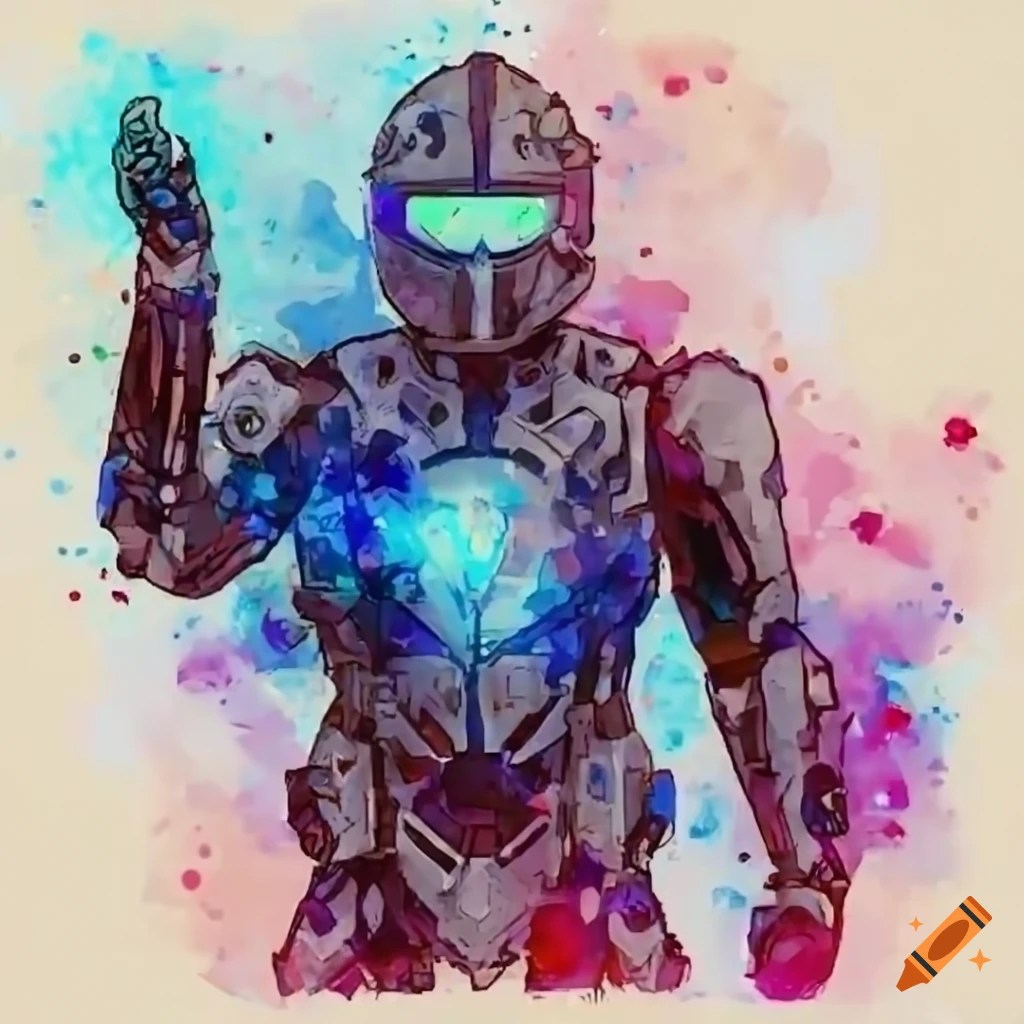 Photon man superhero in photon suit with galaxy symbol and futuristic ...