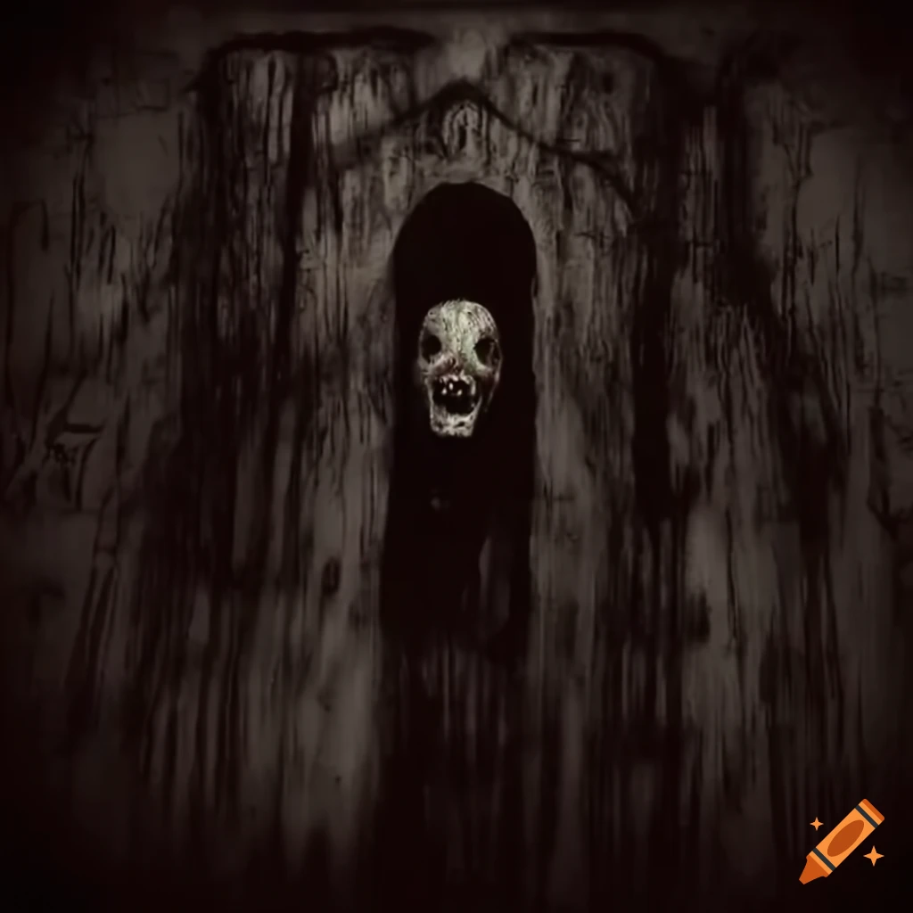 Weird analog horror abstract background on Craiyon