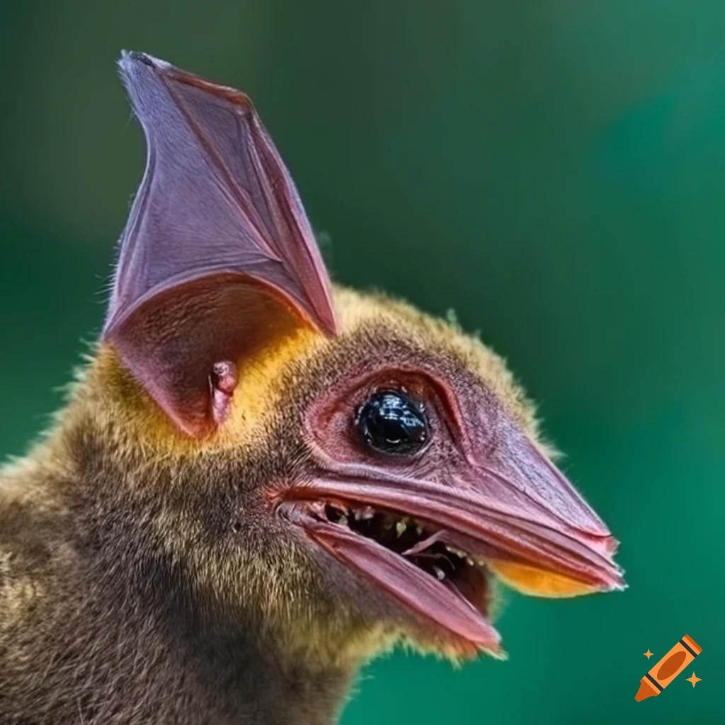 Patriotic fruit bat portrait on Craiyon