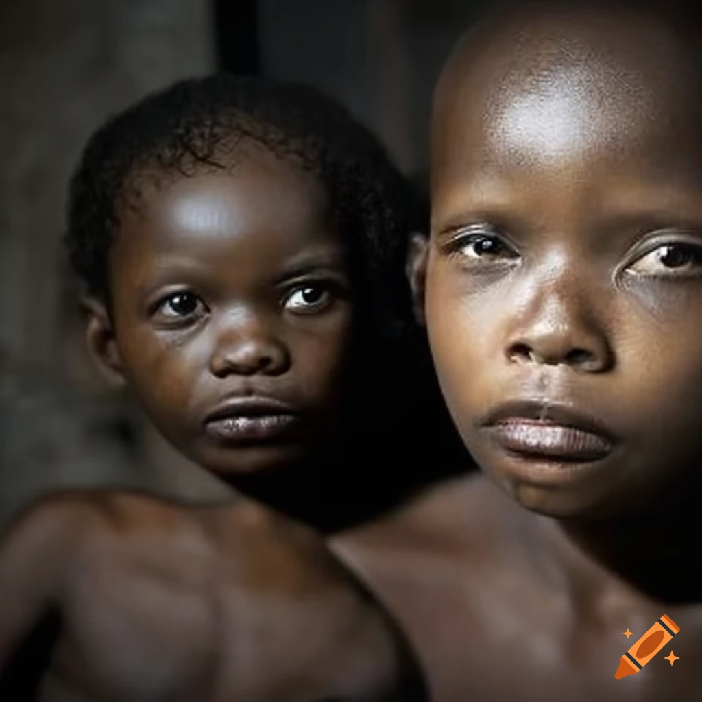 Conceptual representation of fear and hunger on Craiyon