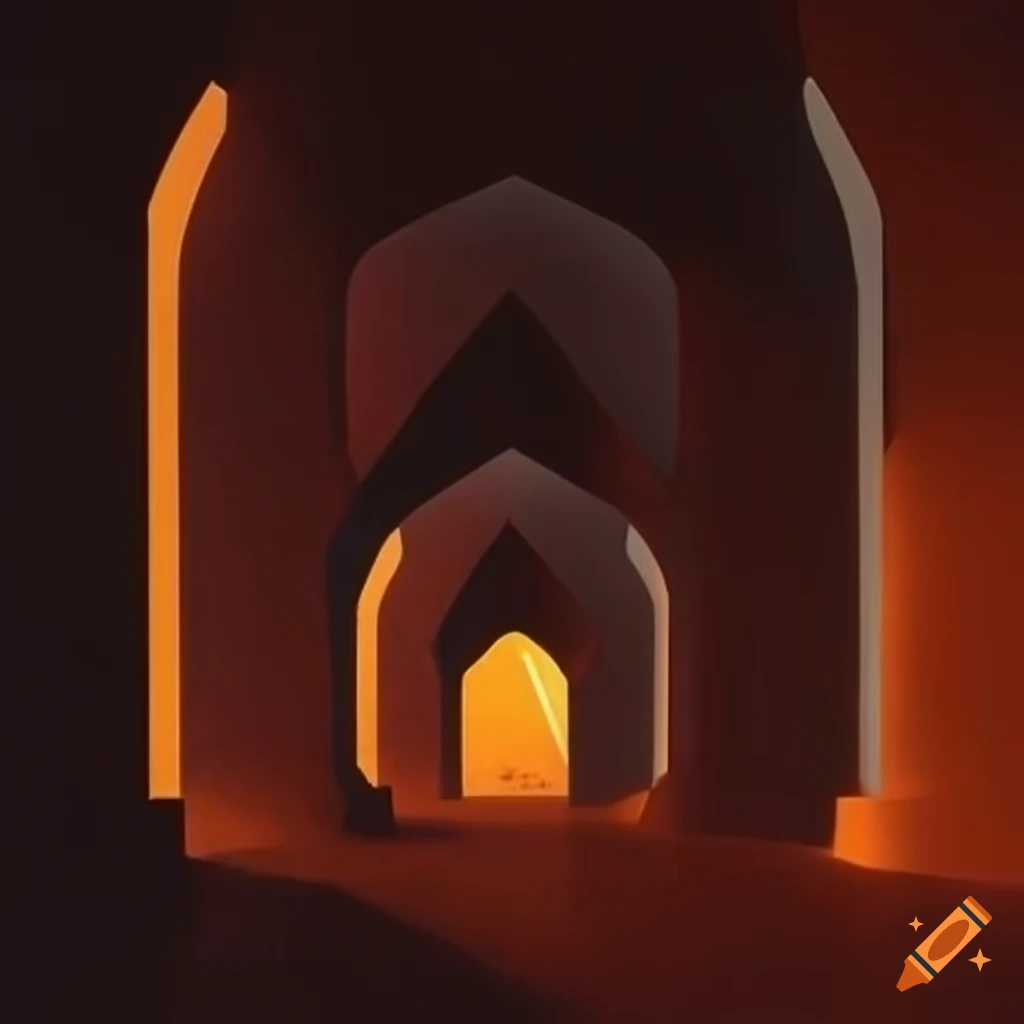 Oppressive architecture on Craiyon