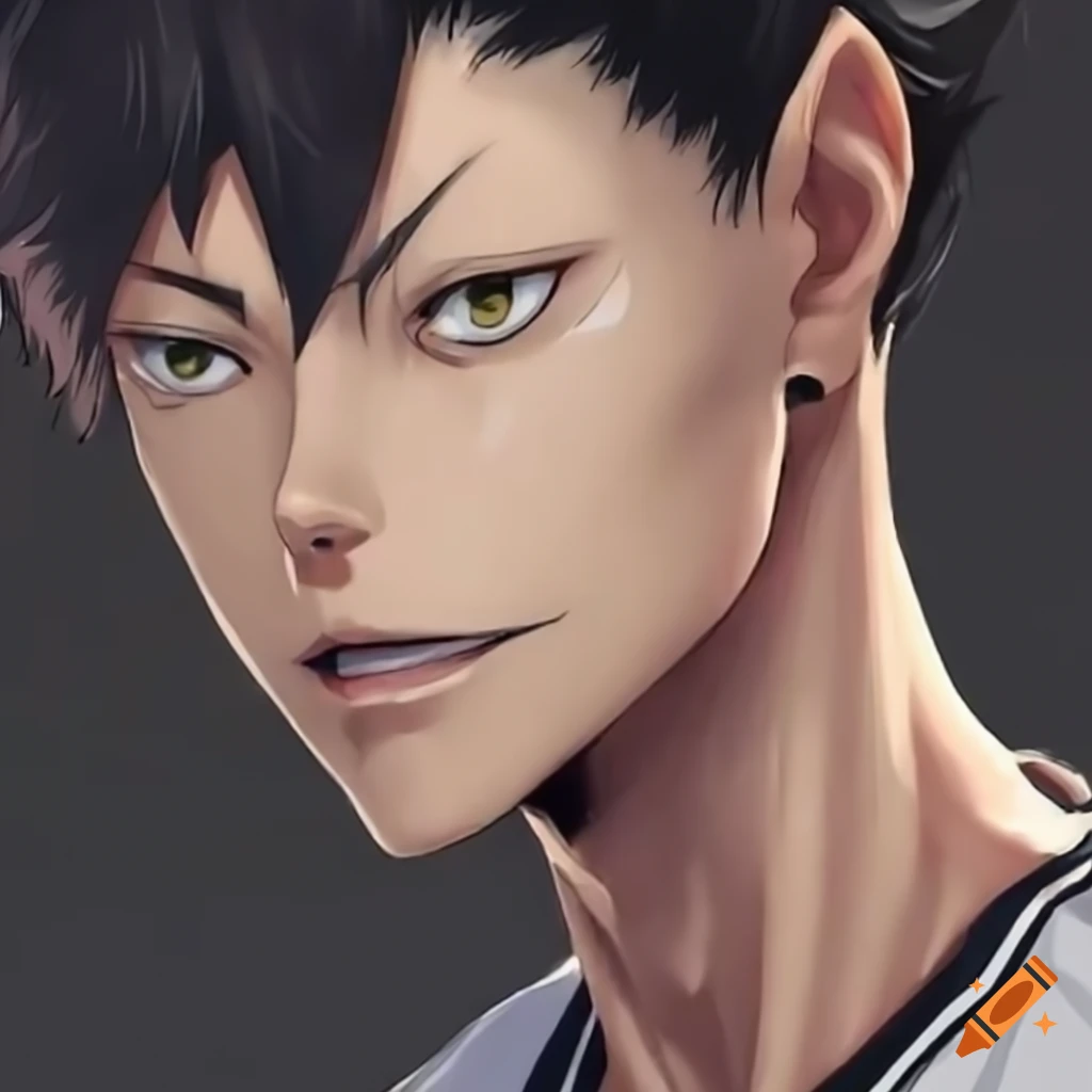 Kuroo tetsurou from haikyuu anime character on Craiyon