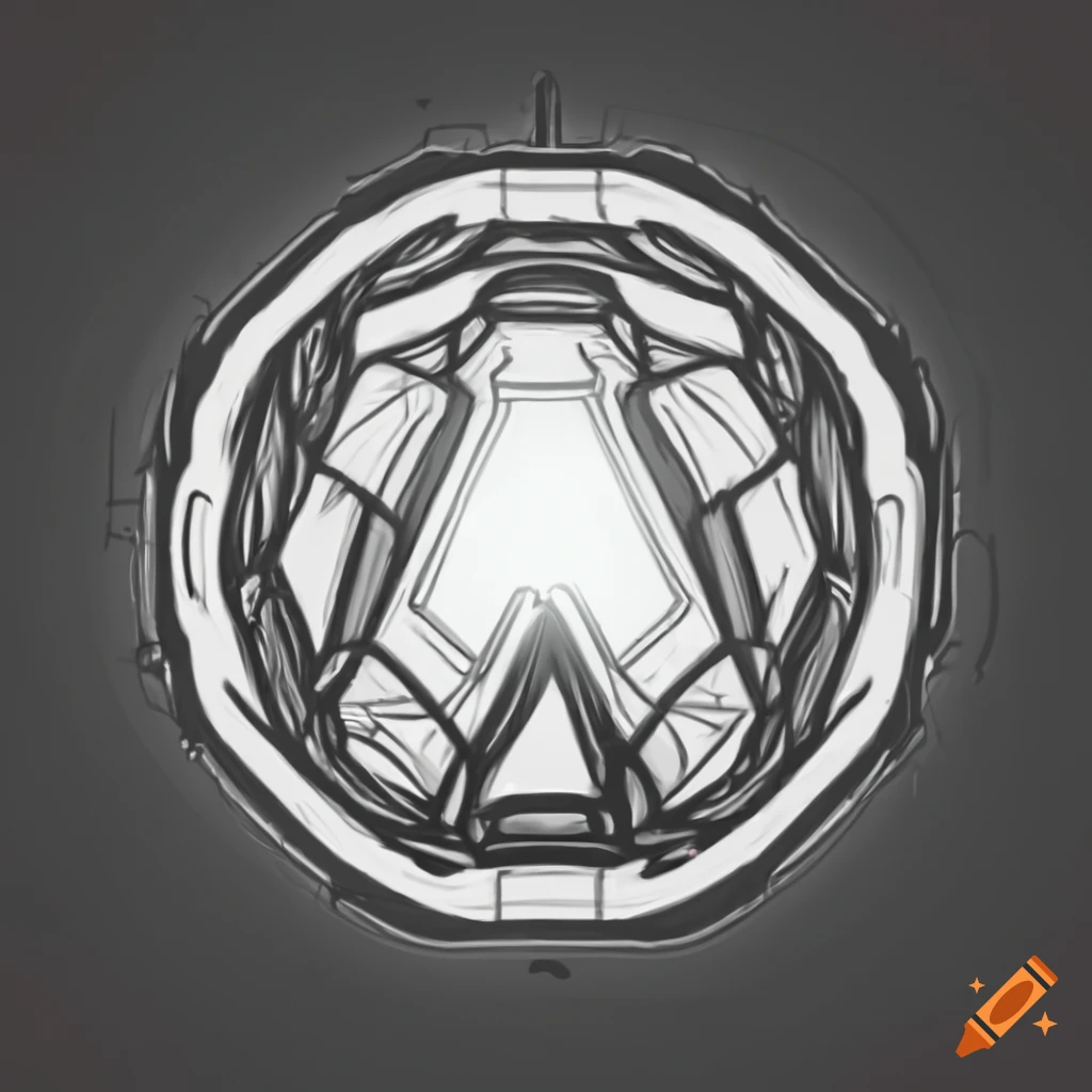 White gaming logo on black background on Craiyon