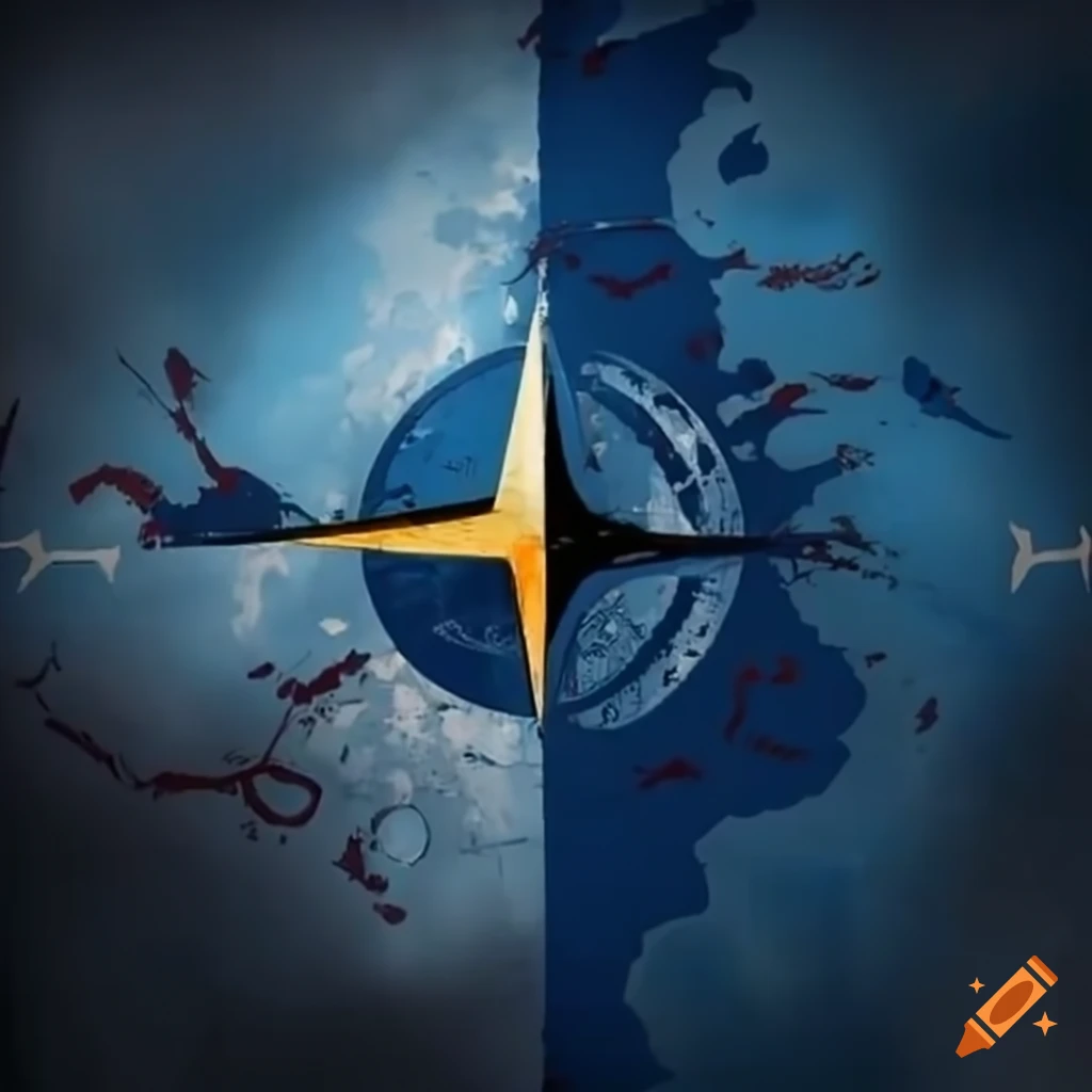 Conflict between nato and csto on Craiyon