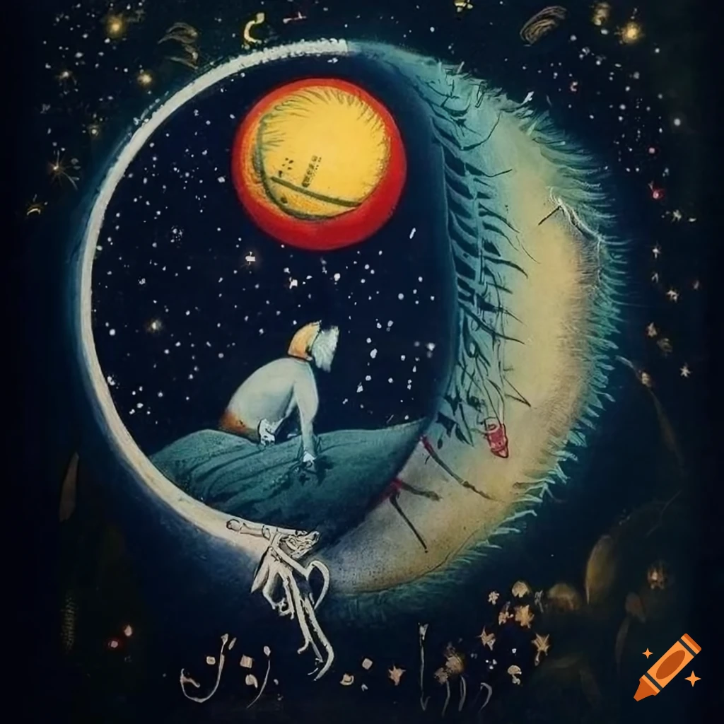 Celestial observatory with astral maps and islamic calligraphy in ...