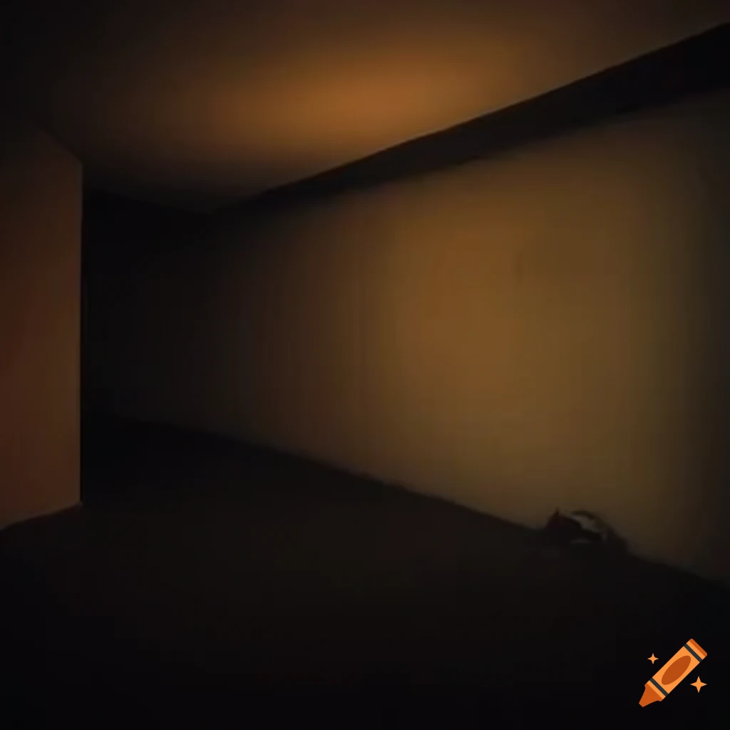 Familiar comfort in a dimly lit, hazy basement room on Craiyon