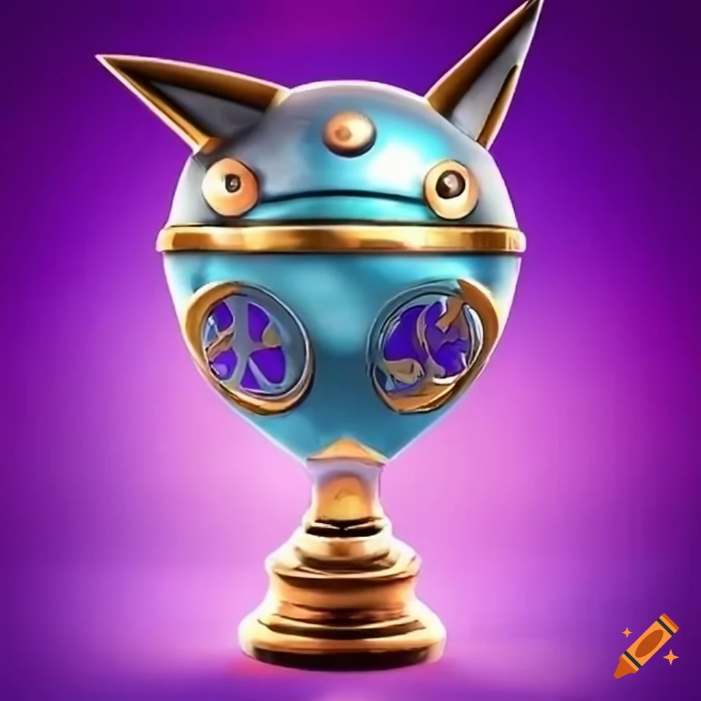 Victory trophy pokemon on Craiyon