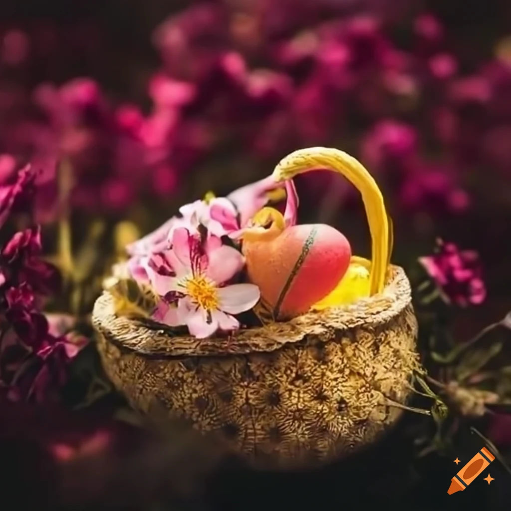 Vibrant and festive Spring celebration with blooming flowers for Easter ...