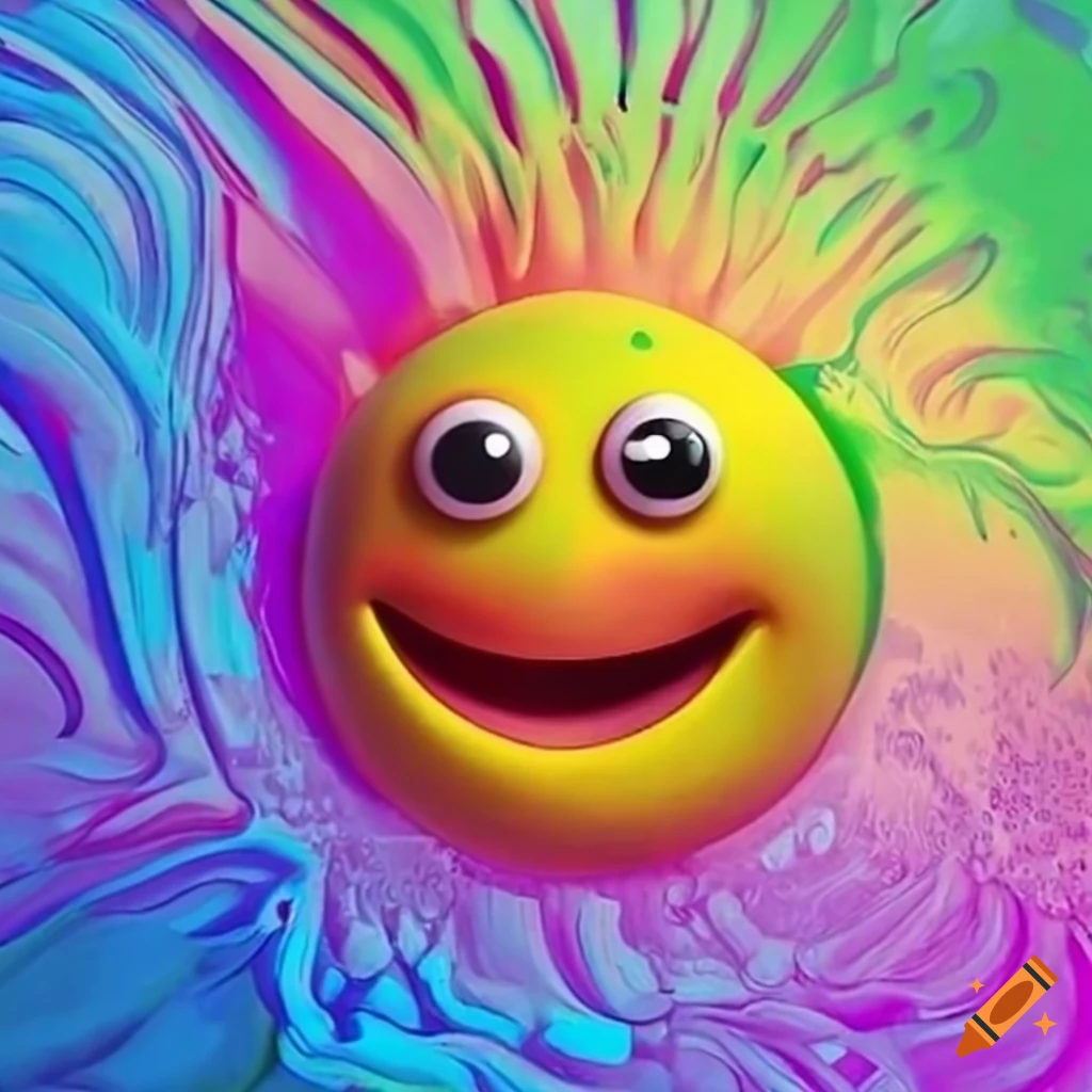 Funny and happy colorful image on Craiyon