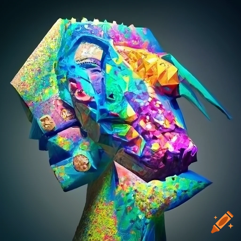 Extravagant 4k ultra hd quality photo realism with origami figures on ...