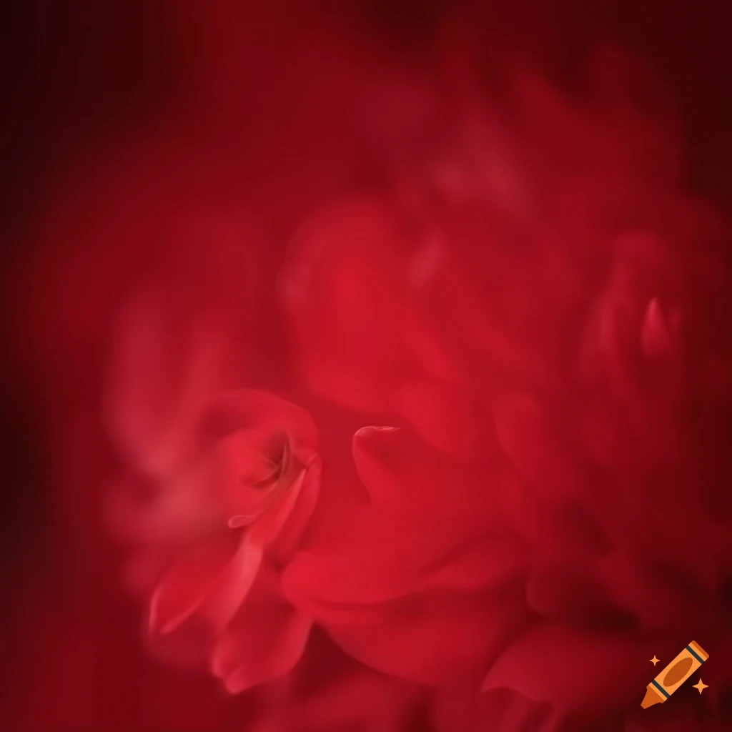 Red backdrop with subtle flower colors on Craiyon