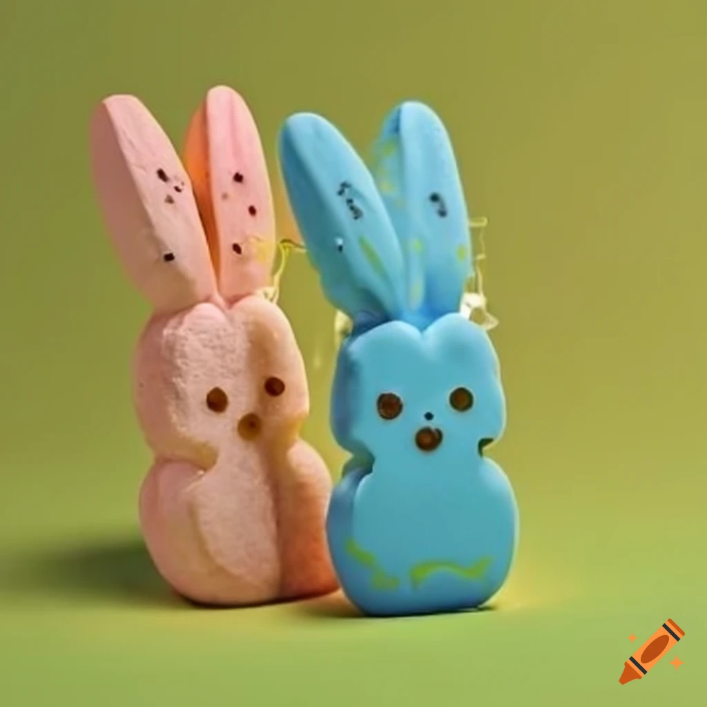 Easter peeps on Craiyon