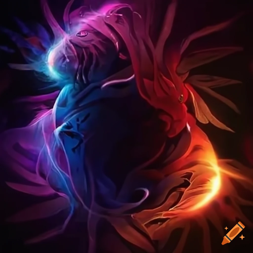 Gravity magic illustration on Craiyon