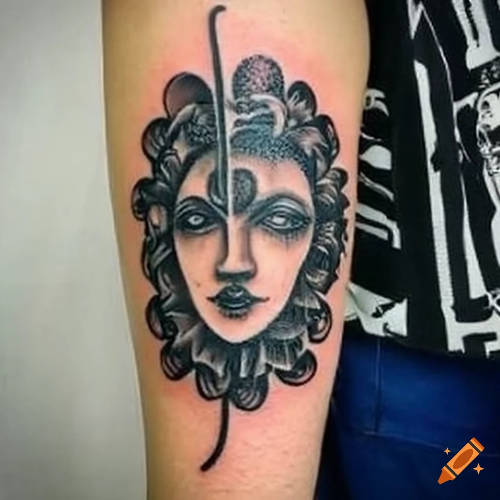 Surreal tattoo design on Craiyon