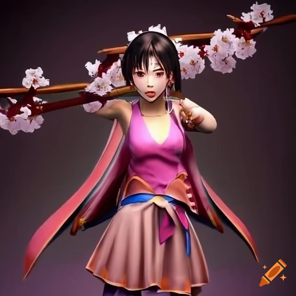 Martial arts apprentice standing under cherry blossoms in Yokosuka on ...