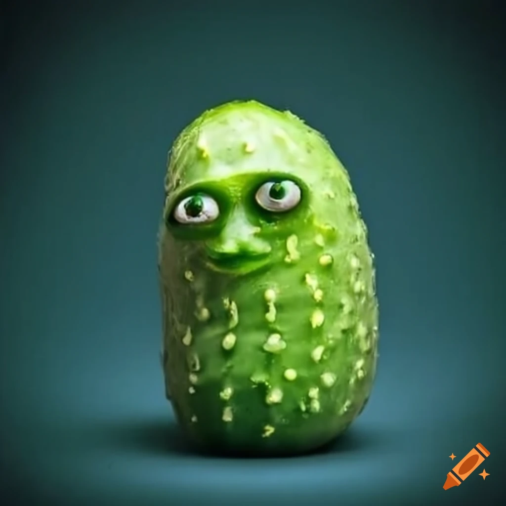 Funny meme about cucumbers on Craiyon