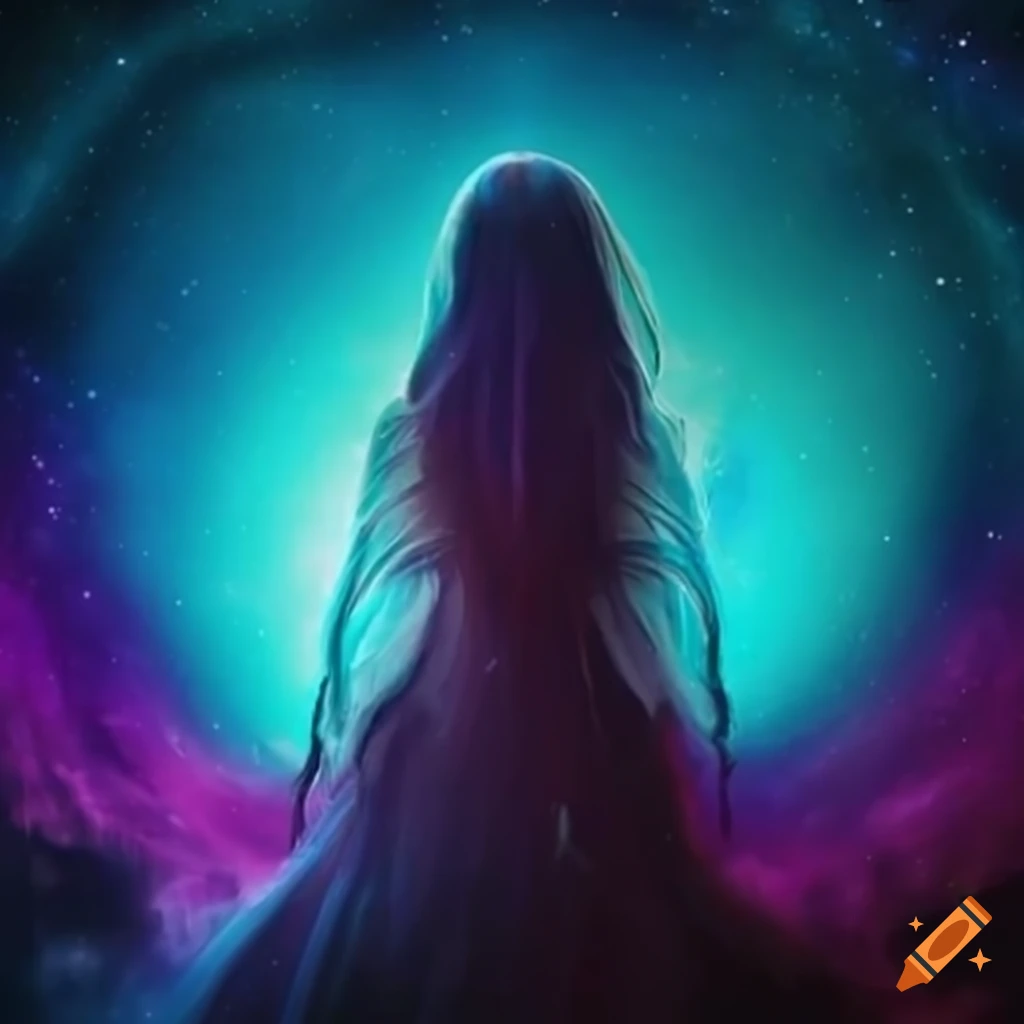 Magic galaxy person on Craiyon