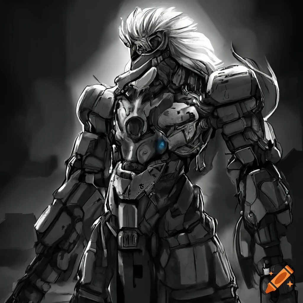 Gritty mech Vlad with intricate details and human pilot compartment on ...