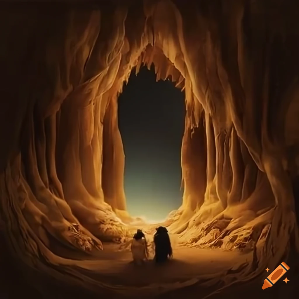 Vast landscape view on Craiyon