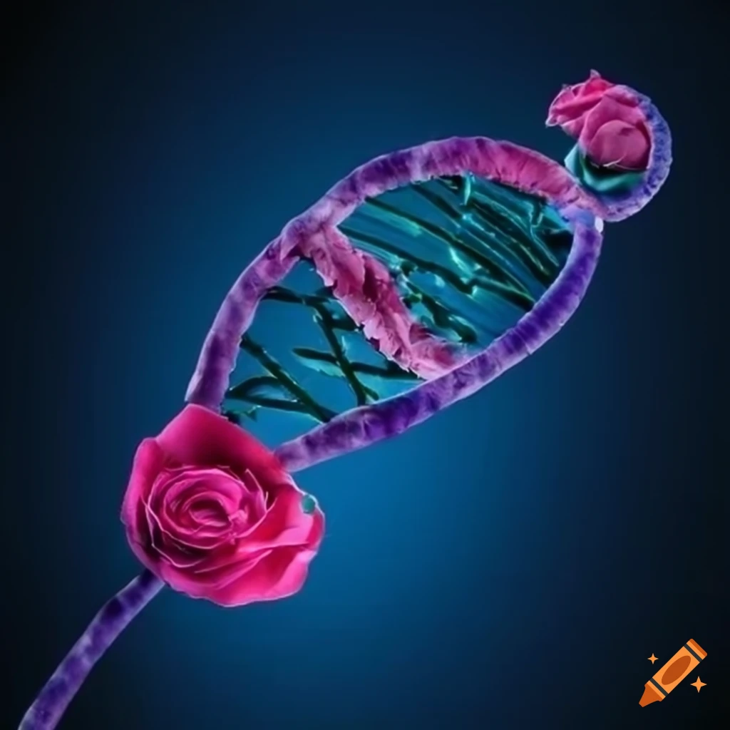 Rose dna on Craiyon