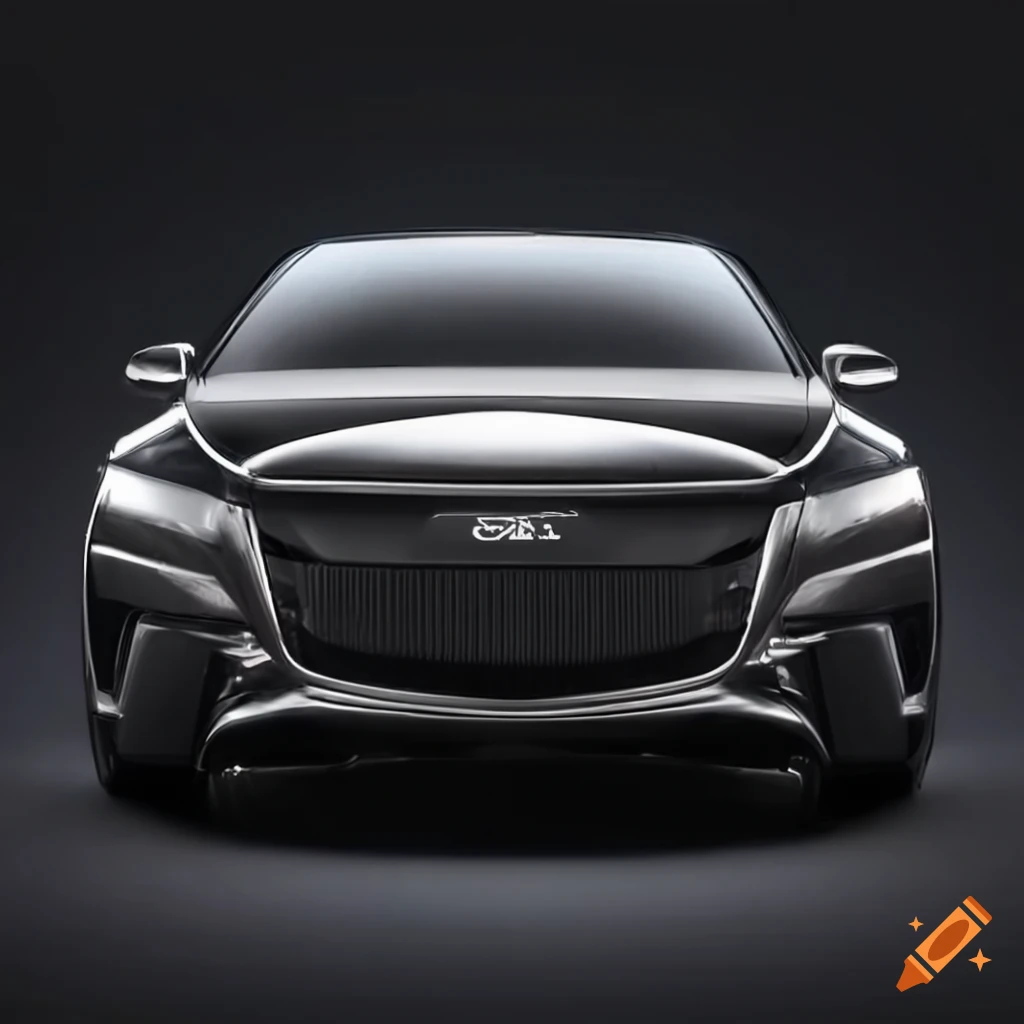 Car front view on Craiyon