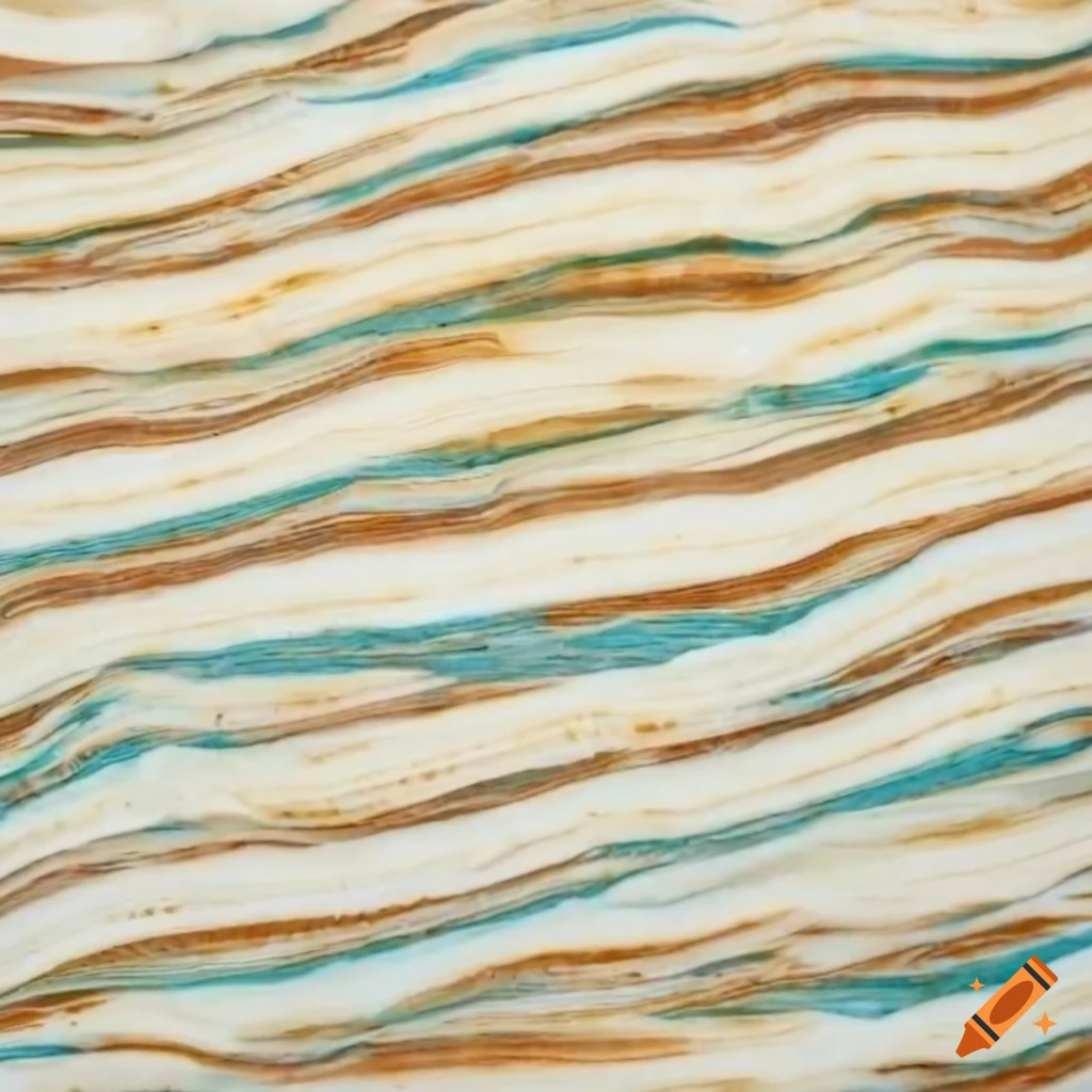 Striped seashell material texture on Craiyon