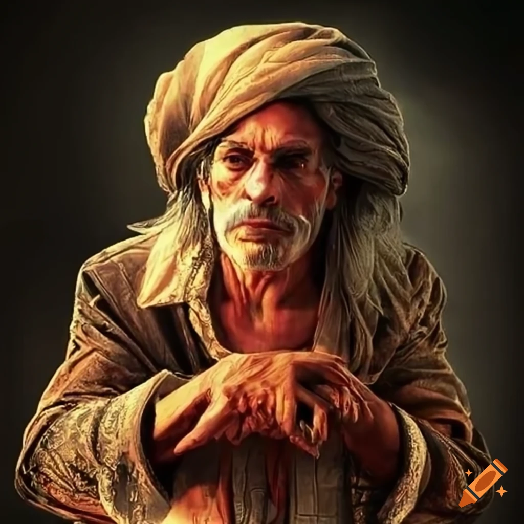 Gypsy man on Craiyon