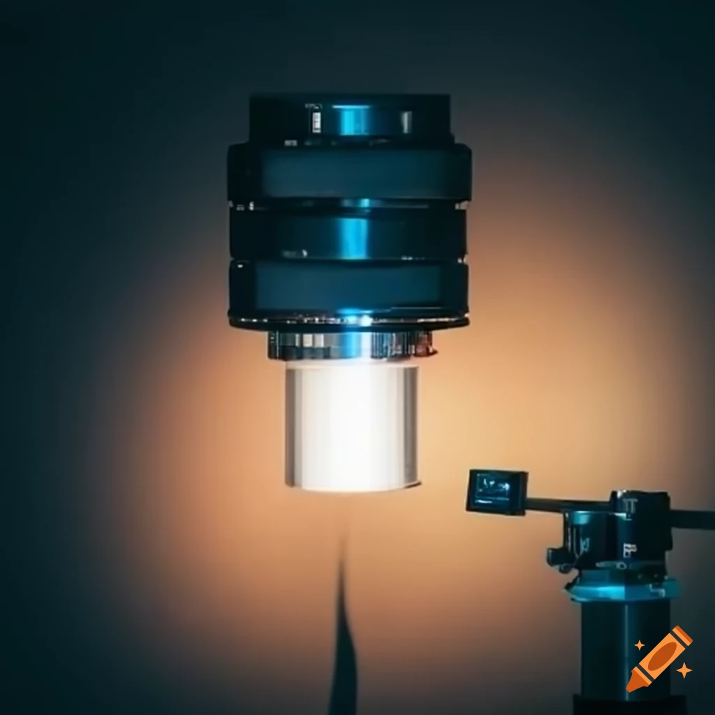 Quantum physics experiment setup with contemporary components on Craiyon